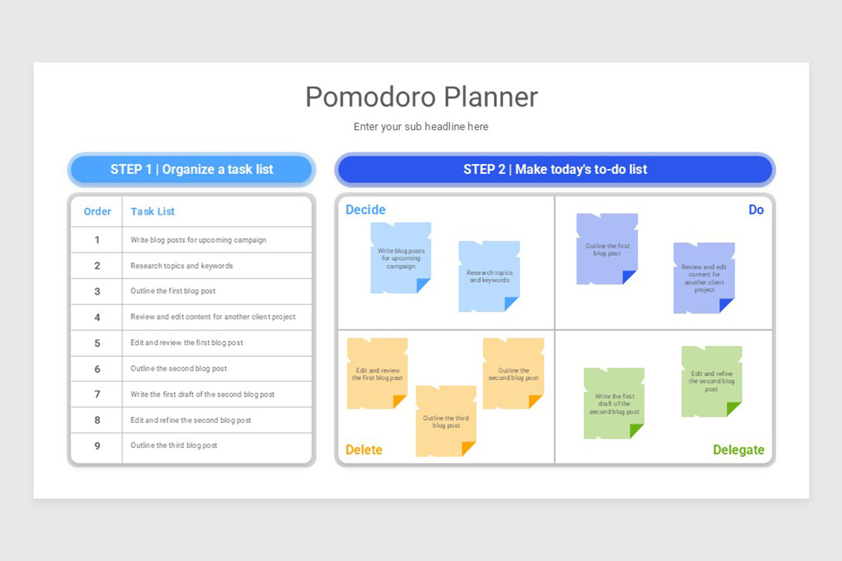 Time Management Toolbox PowerPoint Template | Nulivo Market