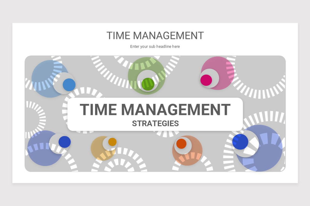 Time Management Toolbox Google Slide Template | Nulivo Market