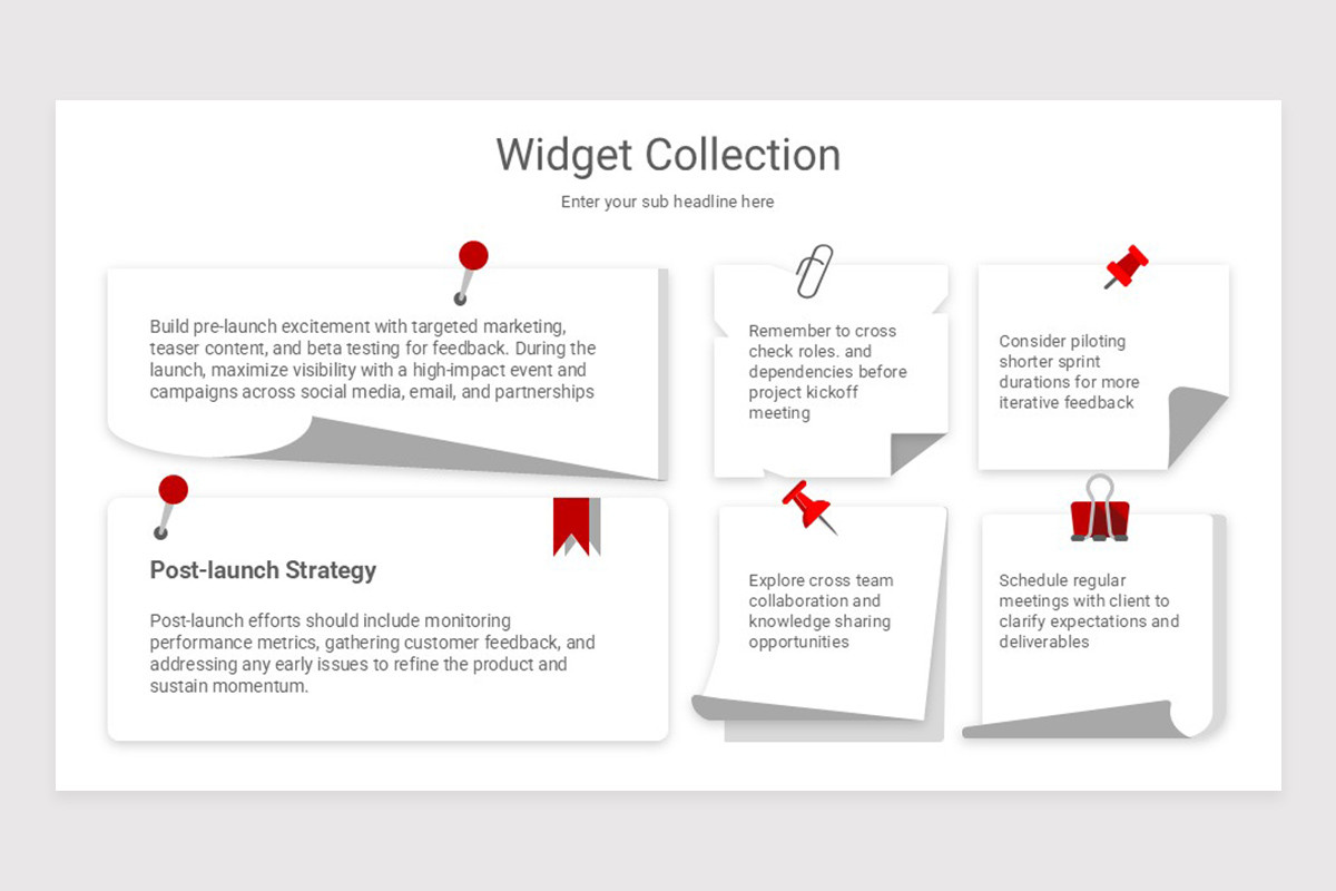 Widget Collection PowerPoint Template | Nulivo Market