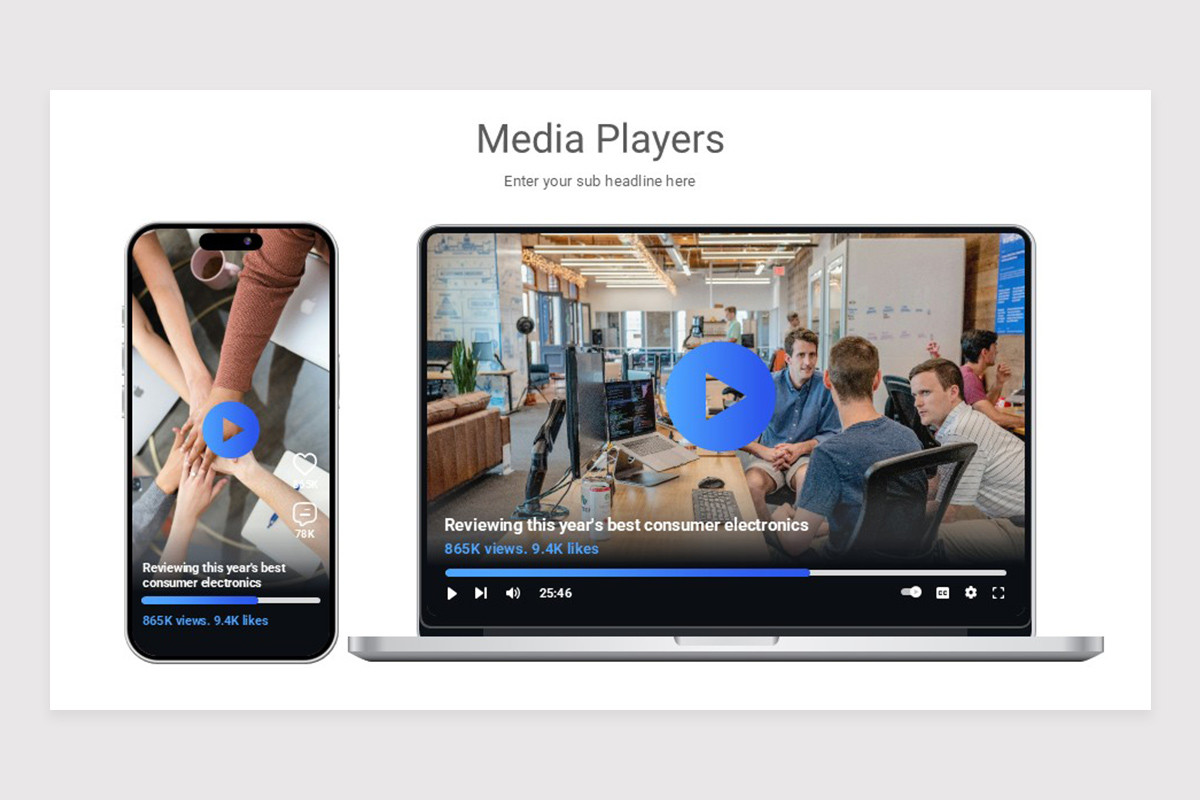 Widget Collection PowerPoint Template | Nulivo Market