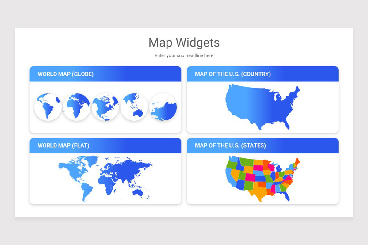 Widget Collection PowerPoint Template | Nulivo Market
