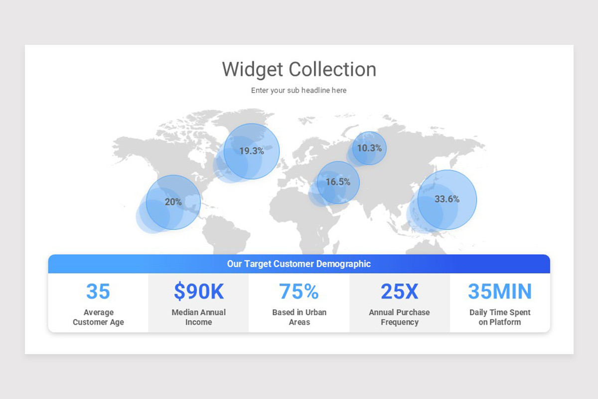 Widget Collection Keynote Template | Nulivo Market