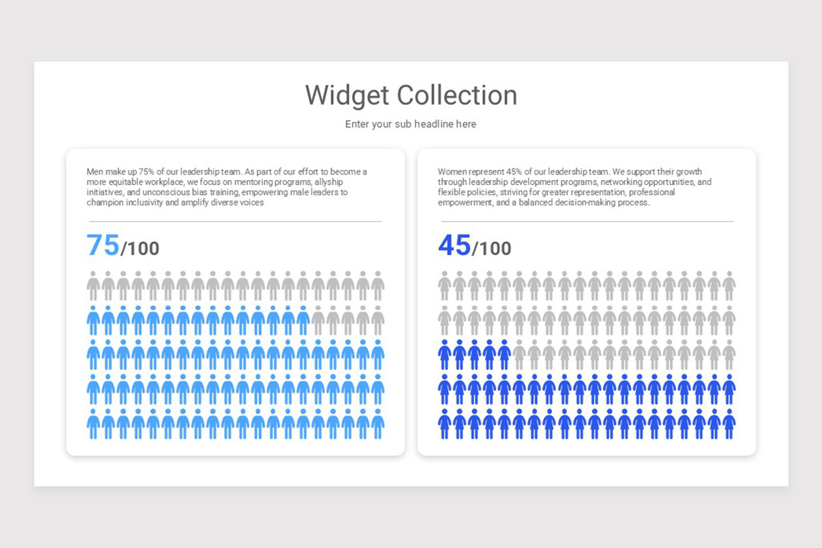 Widget Collection Keynote Template | Nulivo Market