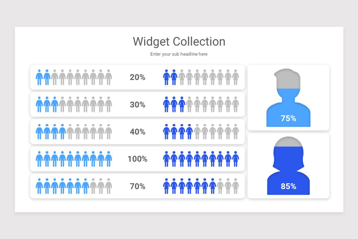 Widget Collection Google Slide Template | Nulivo Market