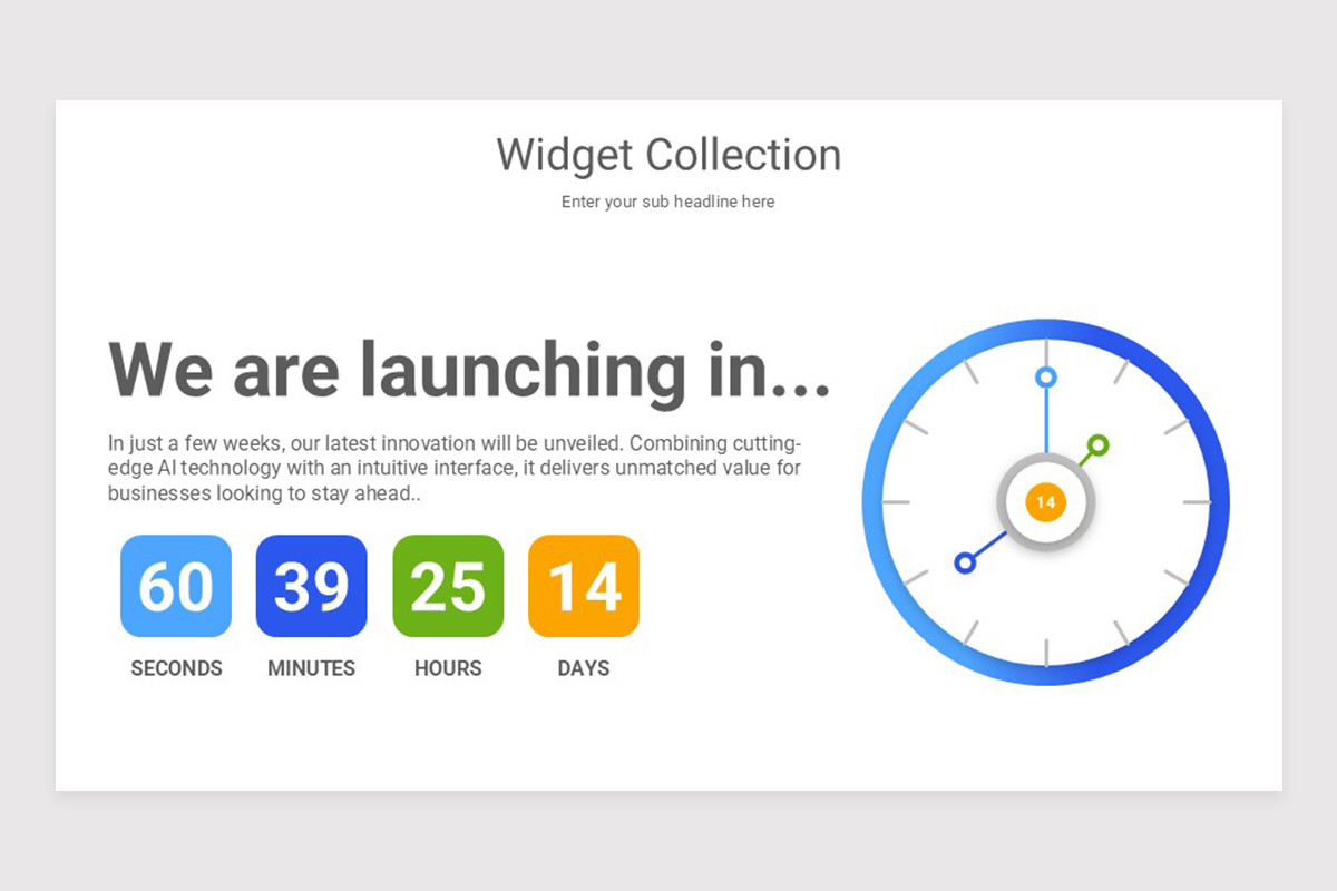 Widget Collection Google Slide Template | Nulivo Market