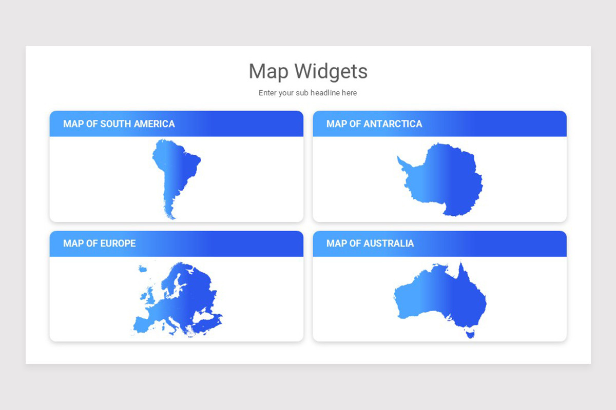 Widget Collection Google Slide Template | Nulivo Market