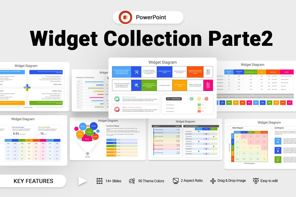 Widget Collection Parte2 PowerPoint Template | Nulivo Market