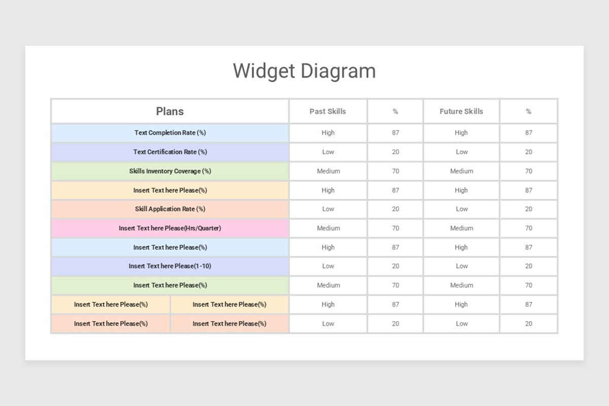 Widget Collection Parte2 Keynote Template | Nulivo Market