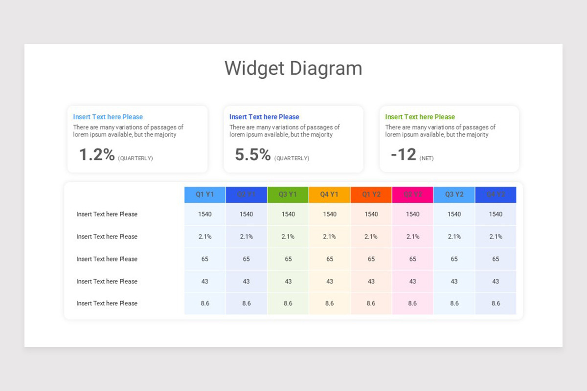 Widget Collection Parte2 Google Slide Template | Nulivo Market