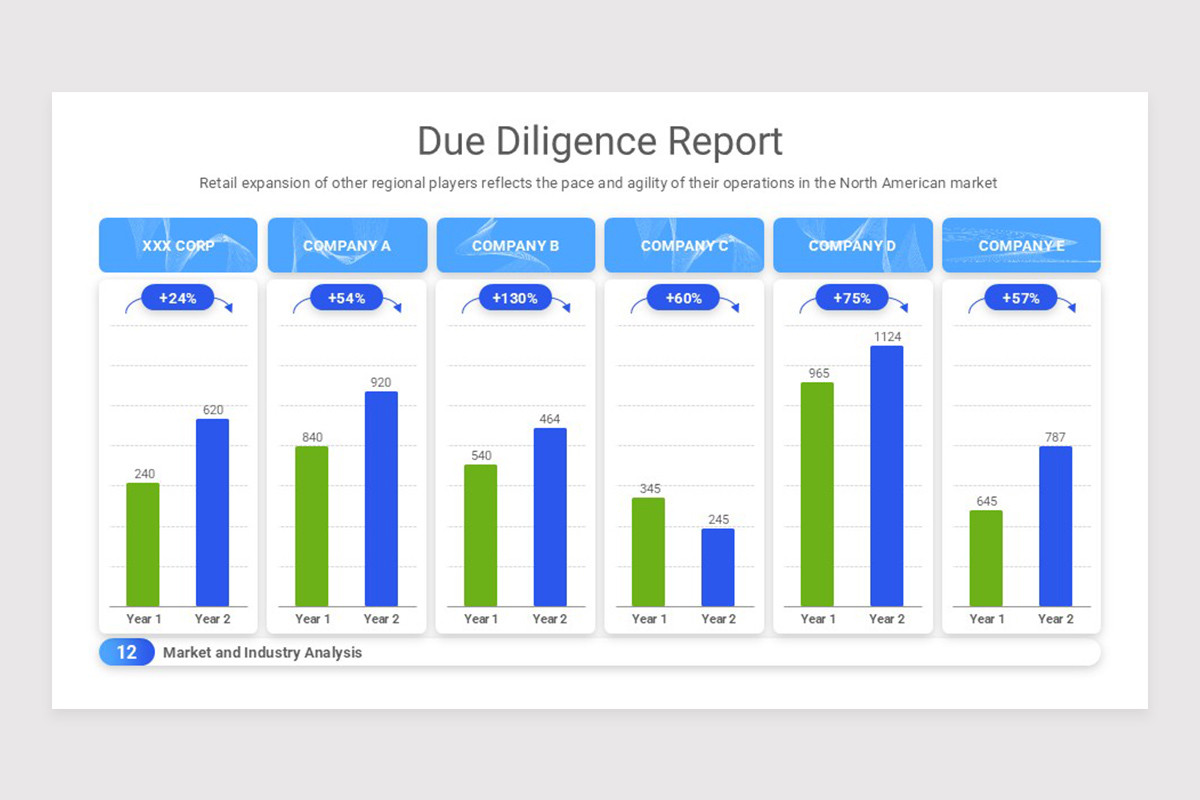 Due Diligence Report Google Slide Template | Nulivo Market