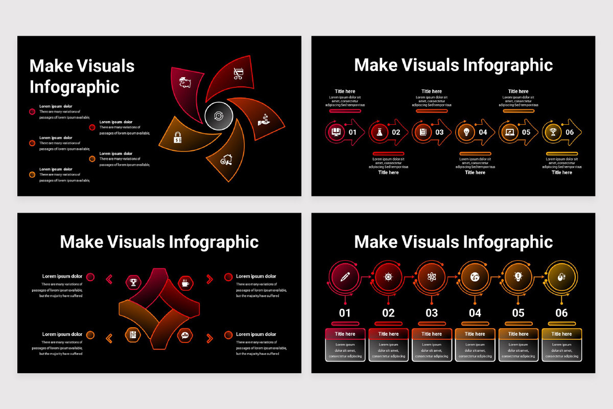 New Trend Process Infographic PowerPoint Template | Nulivo Market