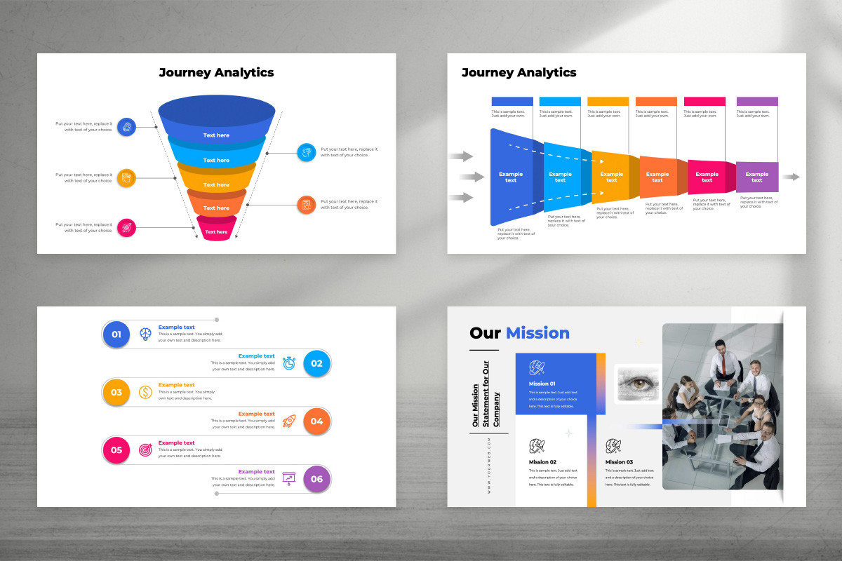 Journey Analytics Google Slides Template | Nulivo Market