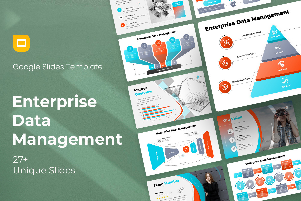 Enterprise Data Management Google Slides Template | Nulivo Market