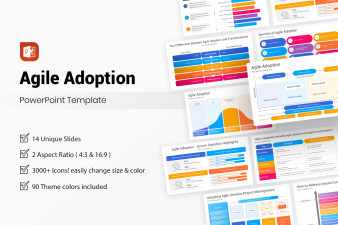 Agile Adoption Presentation PowerPoint Template | Nulivo Market