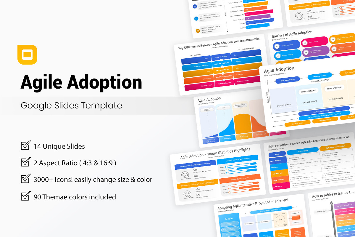 Agile Adoption Presentation Google Slides Template | Nulivo Market