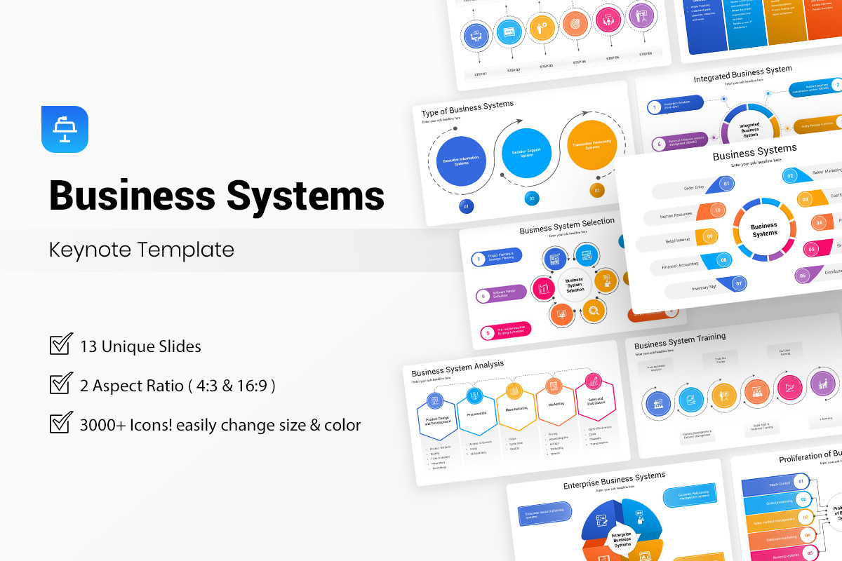 Business Systems Presentation Keynote Template | Nulivo Market