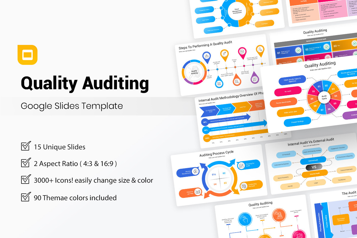 Quality Auditing Presentation Google Slides Template | Nulivo Market