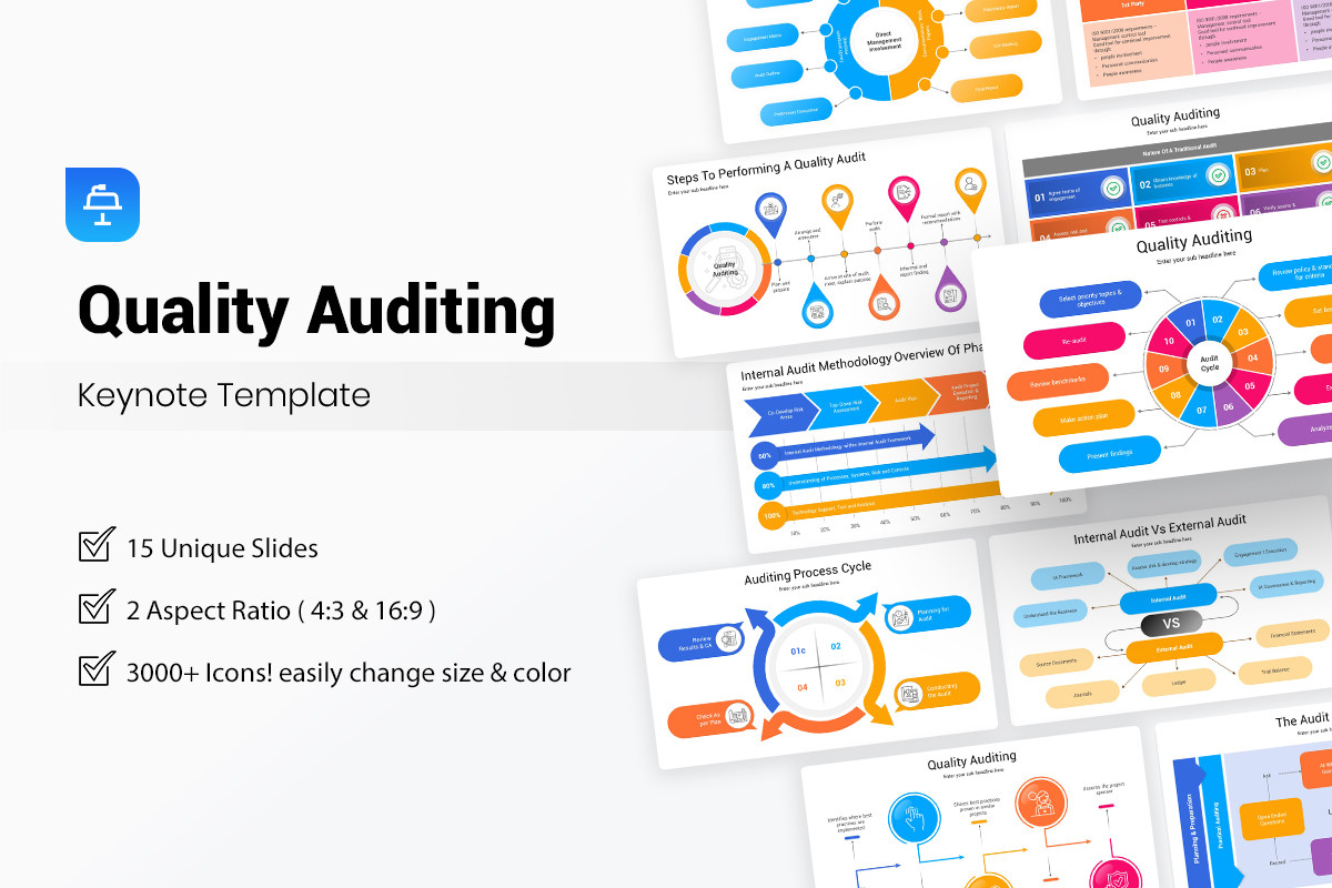 Quality Auditing Presentation Keynote Template | Nulivo Market
