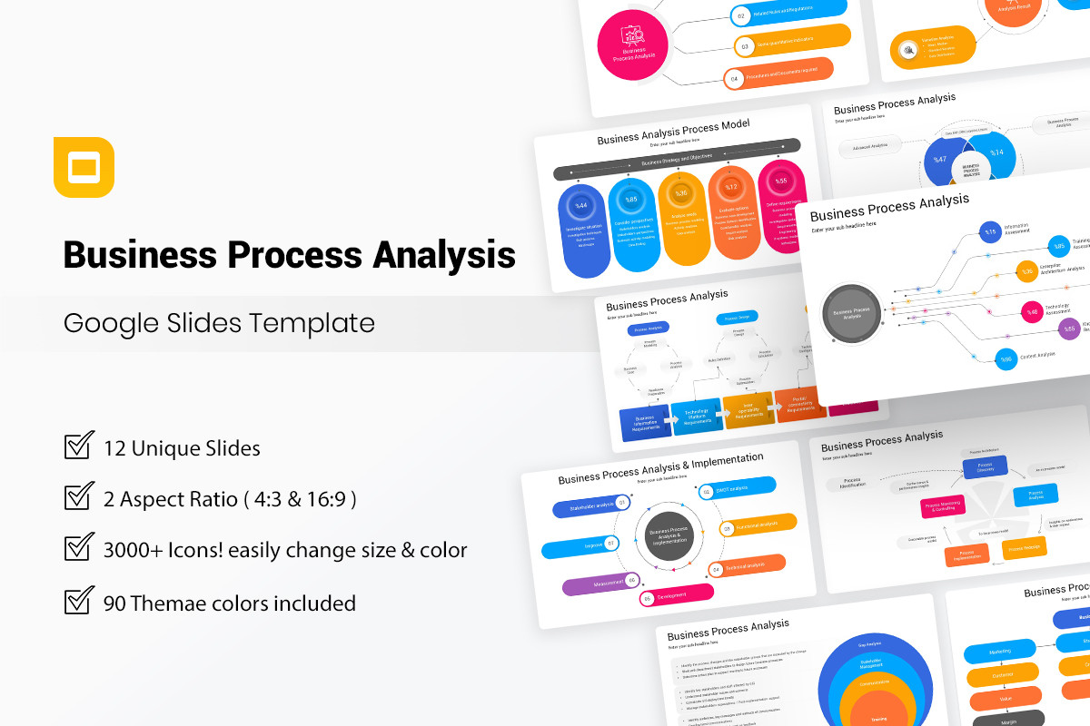 Business Process Analysis Google Slides Template | Nulivo Market