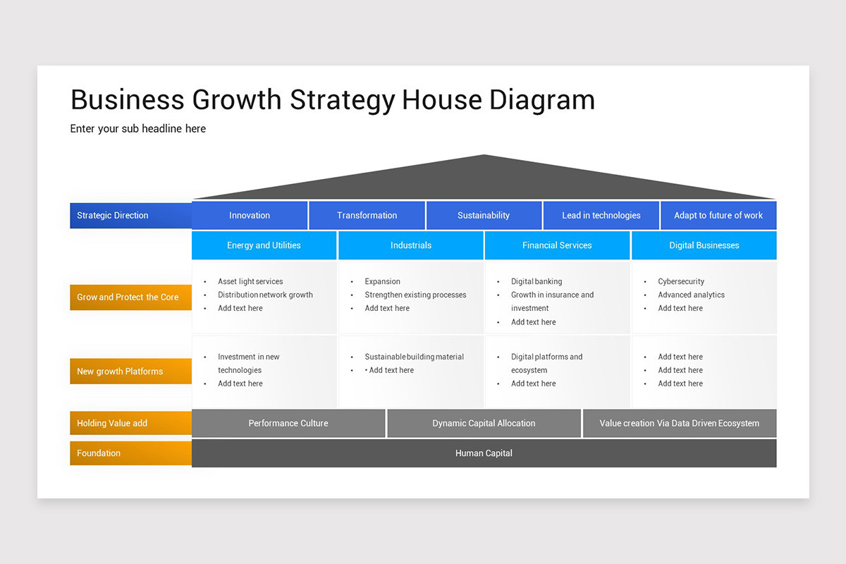 Business Growth Diagram PowerPoint Template | Nulivo Market
