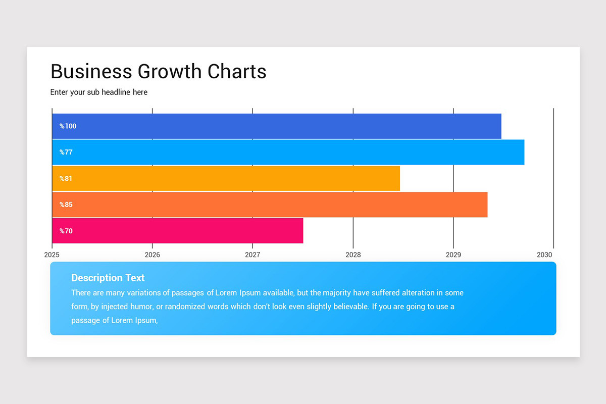 Business Growth Diagram PowerPoint Template | Nulivo Market