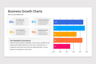 Business Growth Diagram PowerPoint Template | Nulivo Market