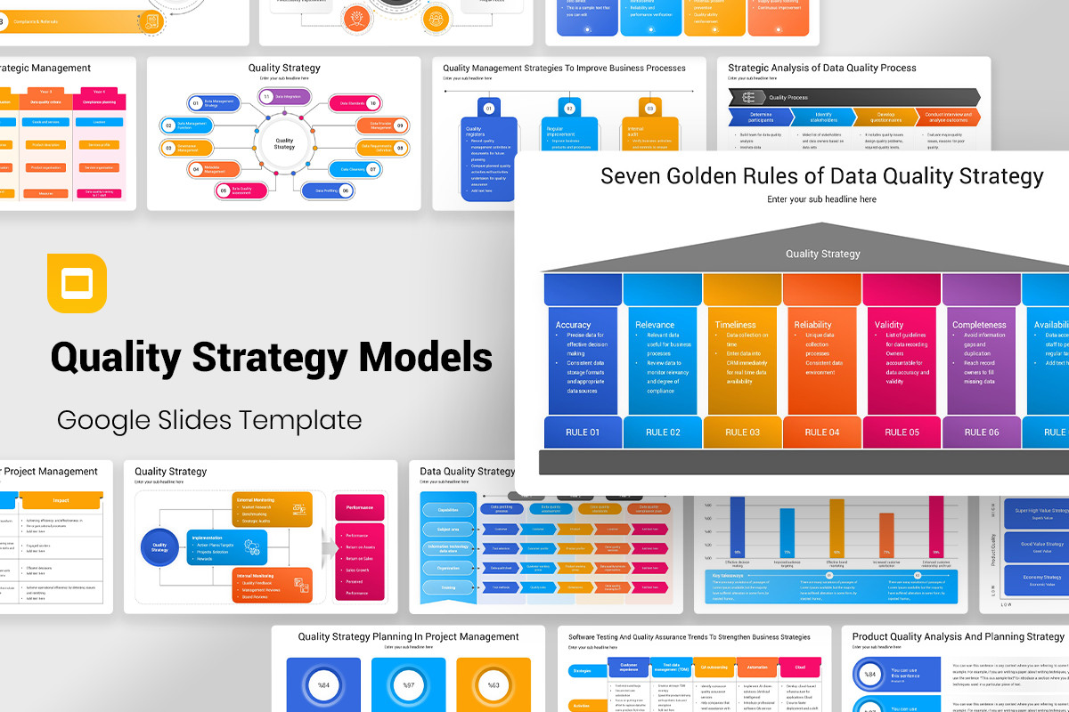Quality Strategy Models Google Slides Template | Nulivo Market