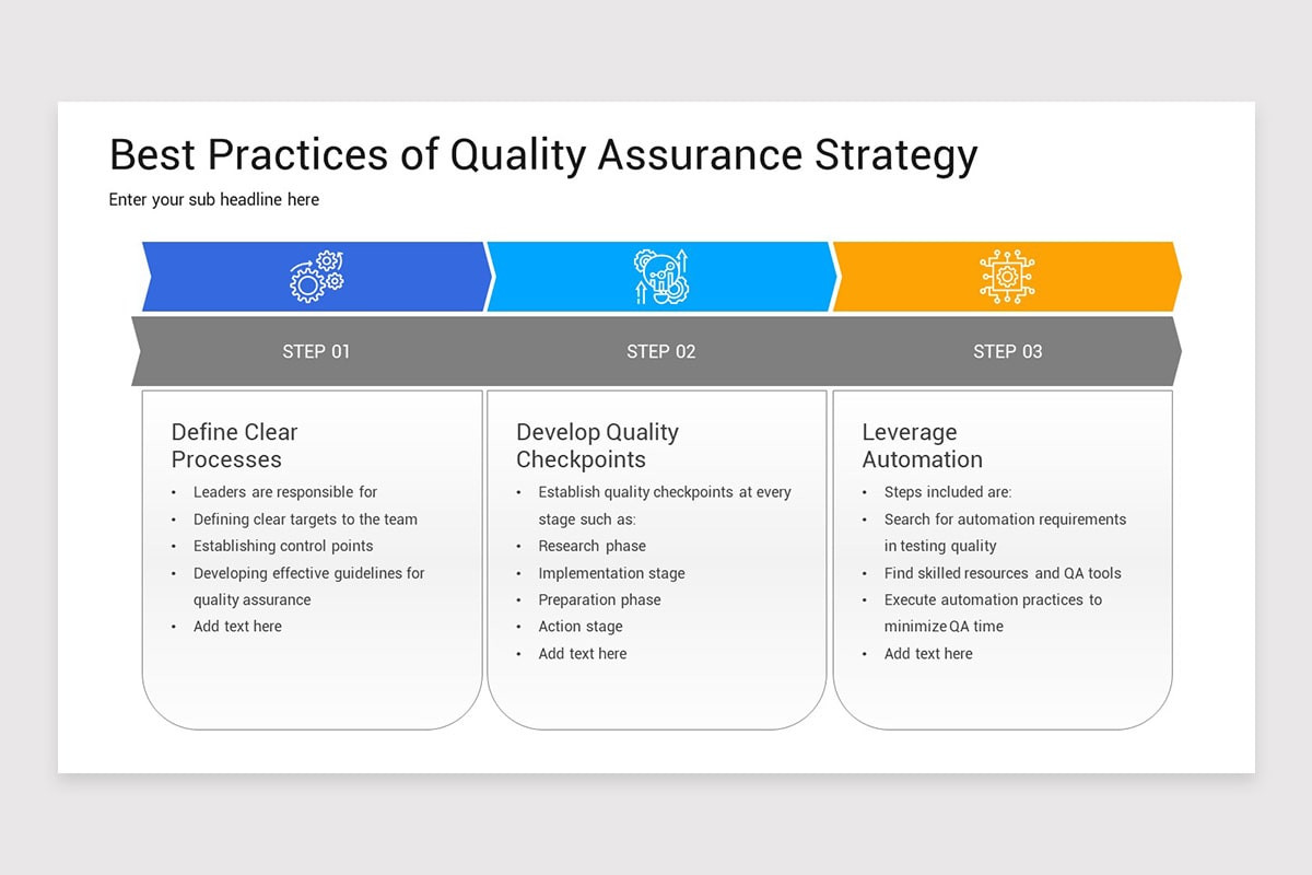 Quality Strategy Models Google Slides Template | Nulivo Market