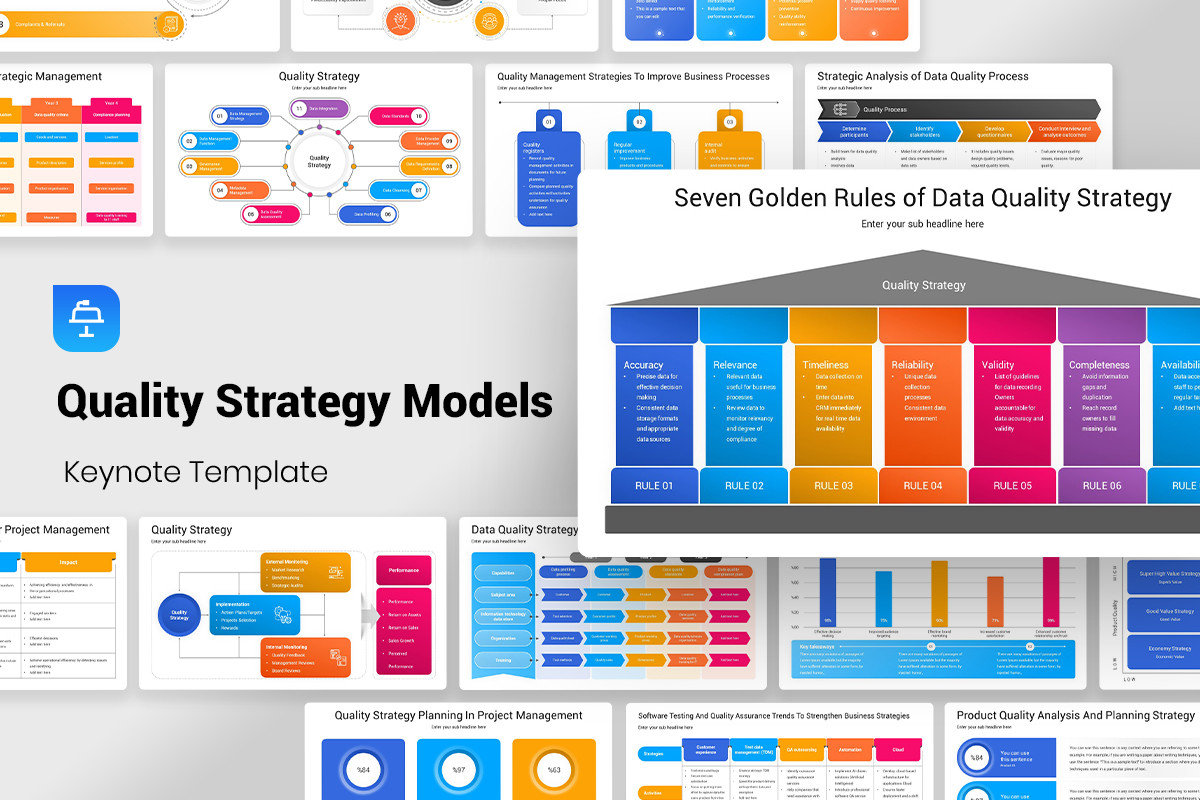 Quality Strategy Models Keynote Template | Nulivo Market