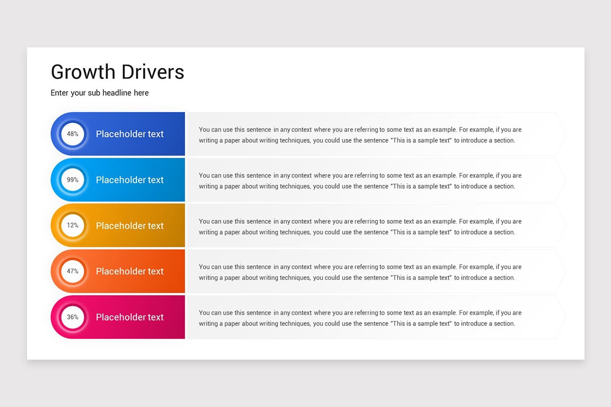 Growth Drivers Models Google Slides Presentation Template | Nulivo Market