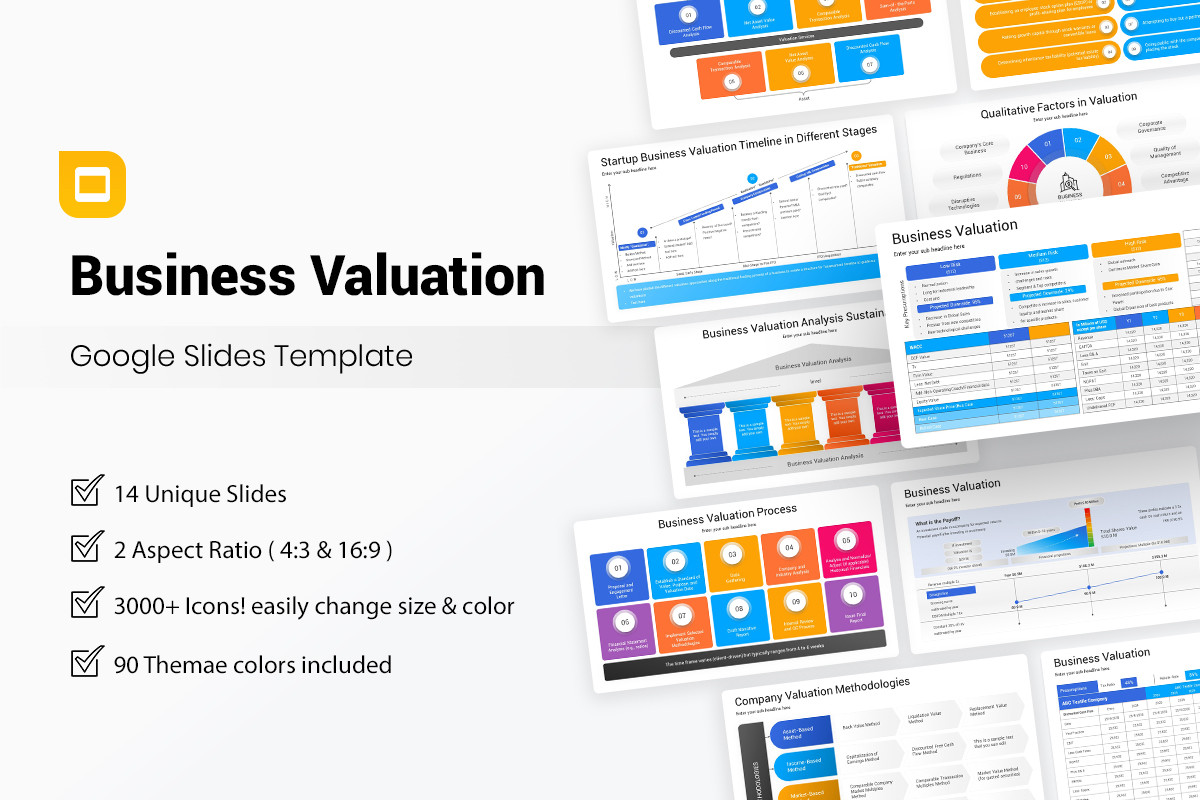 Business Valuation Google Slides Template | Nulivo Market