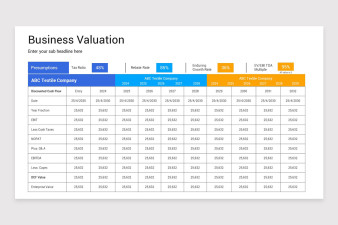 Business Valuation Google Slides Template | Nulivo Market
