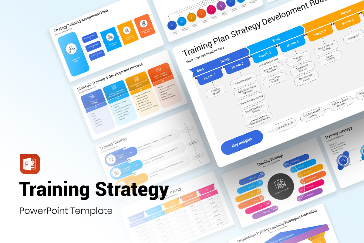 Training Strategy Presentation PowerPoint Template | Nulivo Market