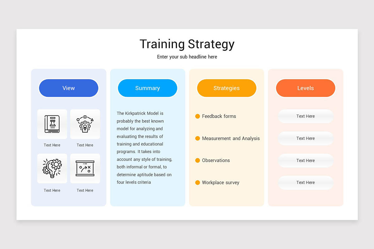 Training Strategy Presentation PowerPoint Template | Nulivo Market