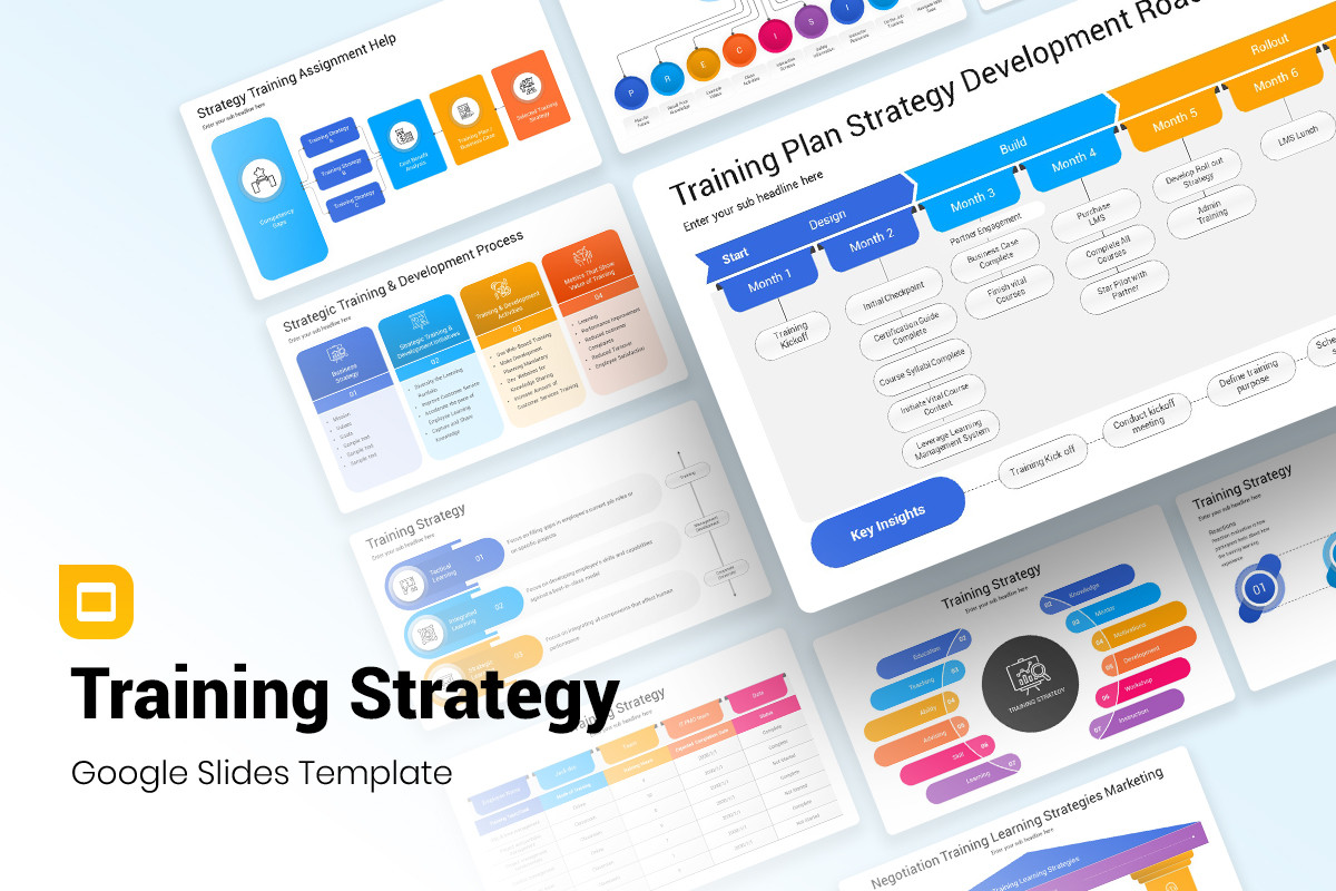 Training Strategy Presentation Google Slides Template | Nulivo Market
