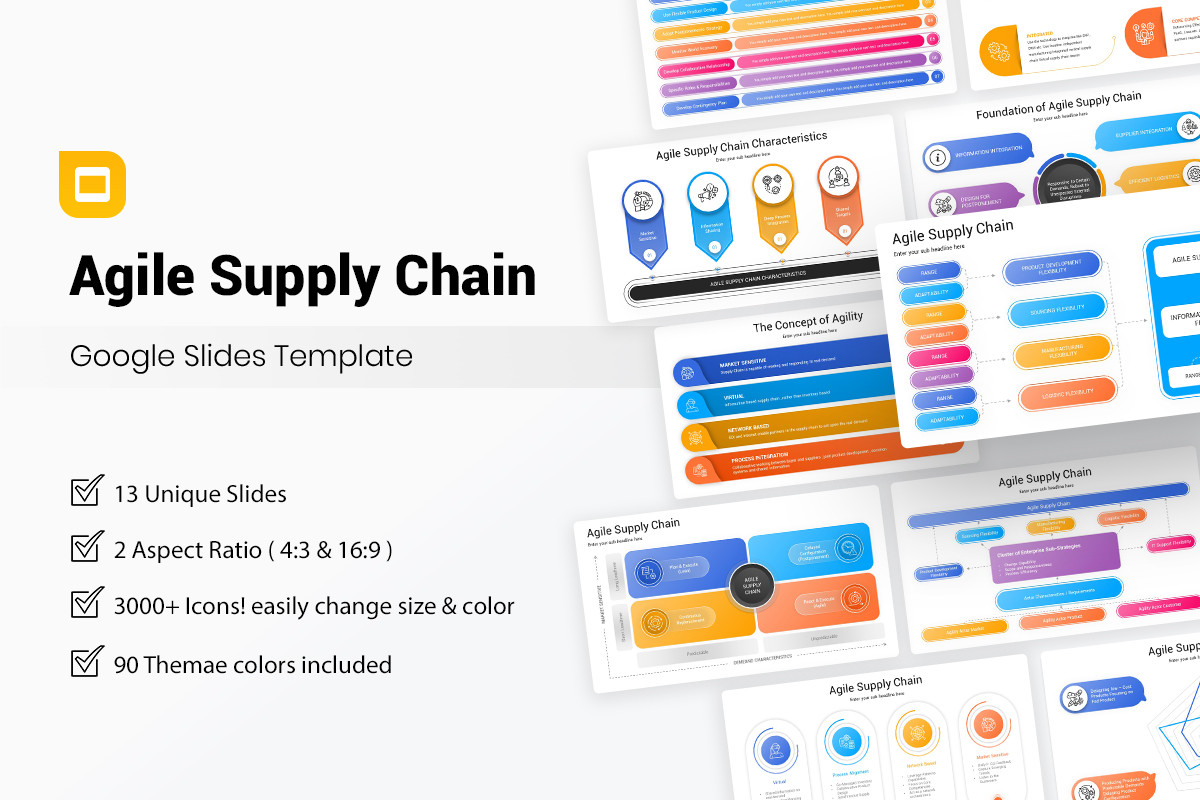 Agile Supply Chain Google Slides Template | Nulivo Market