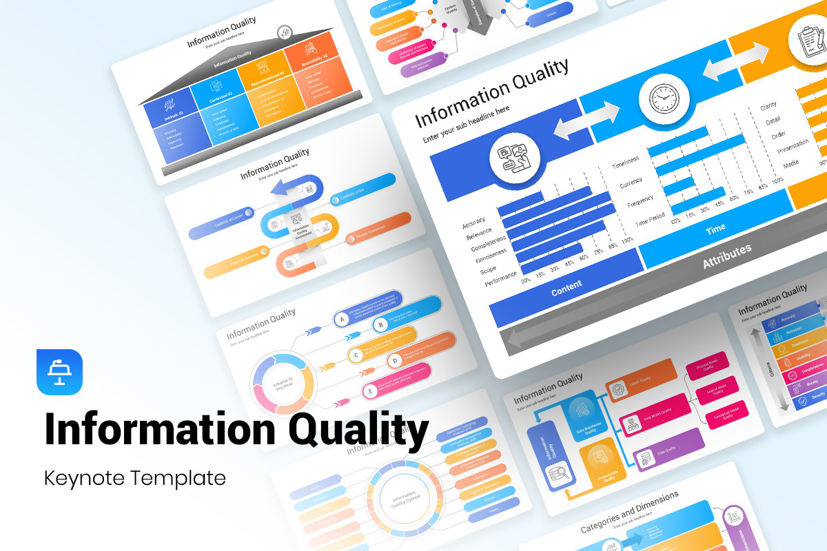 Information Quality Presentation Keynote Template | Nulivo Market