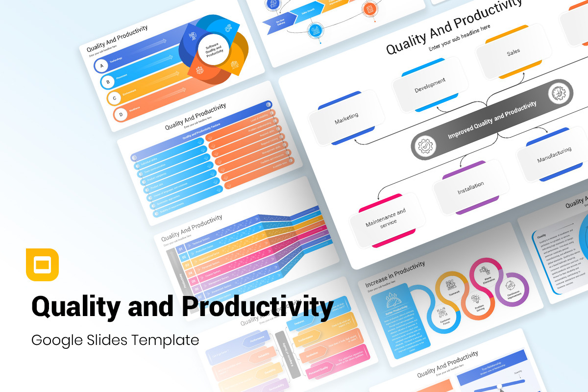 Quality and Productivity Google Slides Template | Nulivo Market