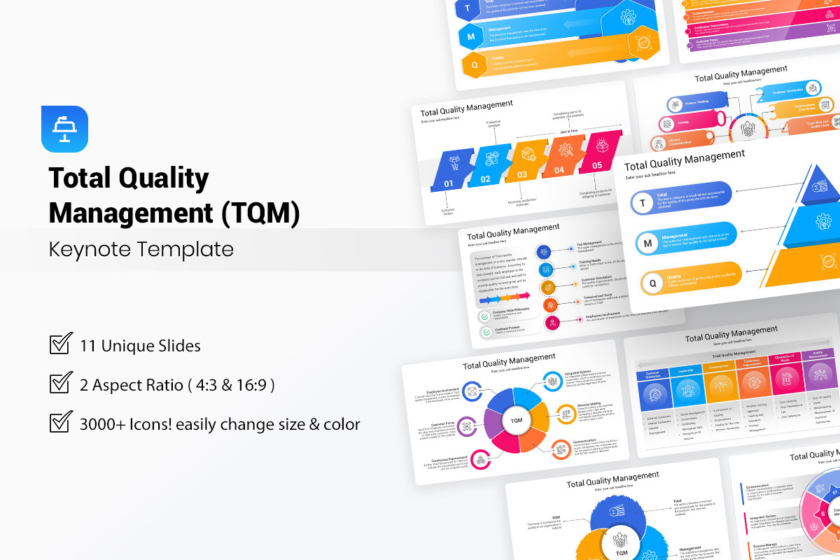 Total Quality Management (TQM) Keynote Template | Nulivo Market