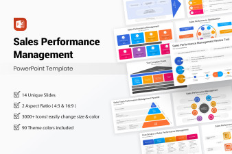 Sales Performance Management PowerPoint Template | Nulivo Market