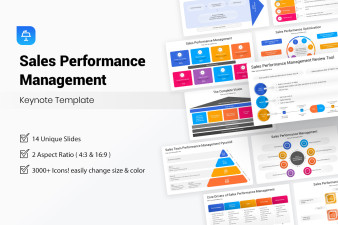 Sales Performance Management Keynote Template | Nulivo Market