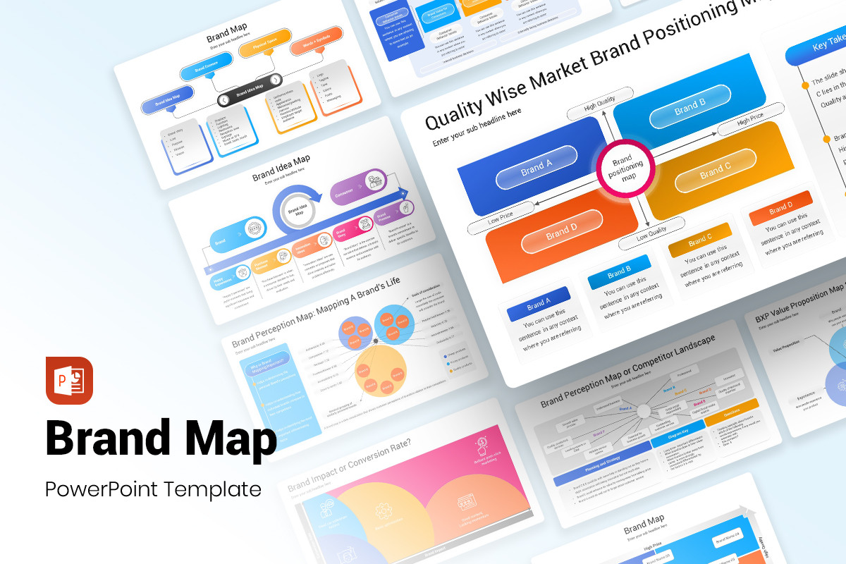 Brand Map Presentation PowerPoint Template | Nulivo Market