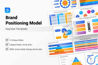 Brand Positioning Model Keynote Template | Nulivo Market