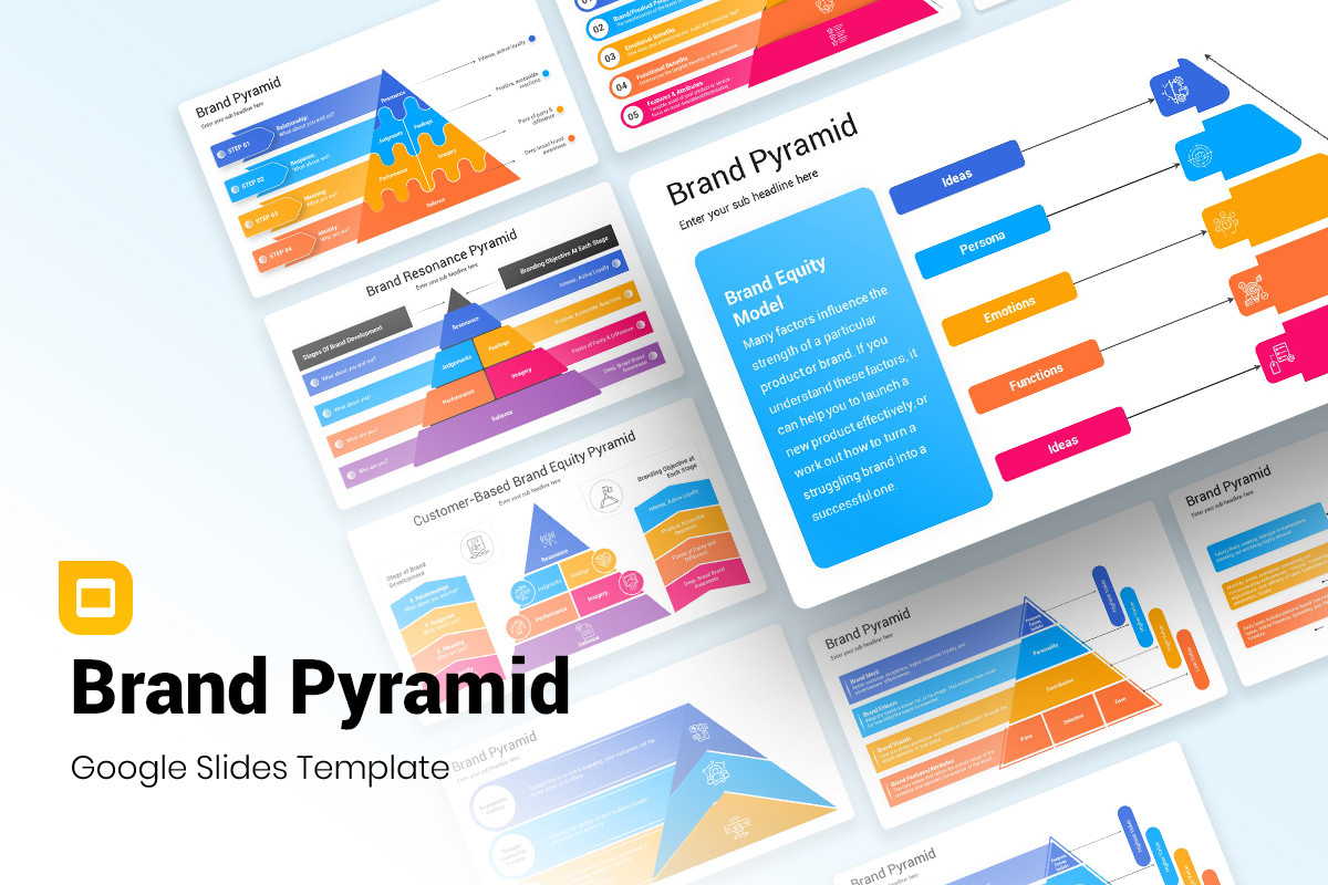 Brand Pyramid Presentation Google Slides Template | Nulivo Market