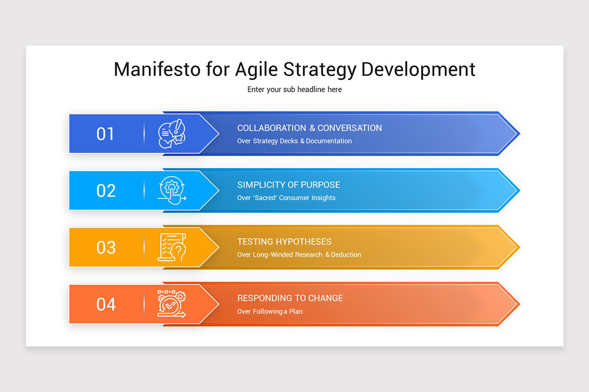 Agile Strategy Presentation Keynote Template | Nulivo Market