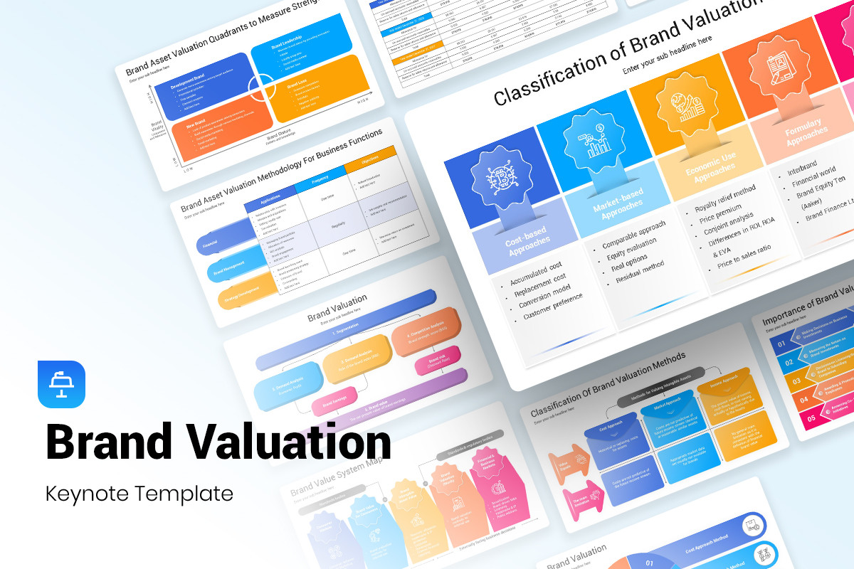 Brand Valuation Presentation Keynote Template | Nulivo Market