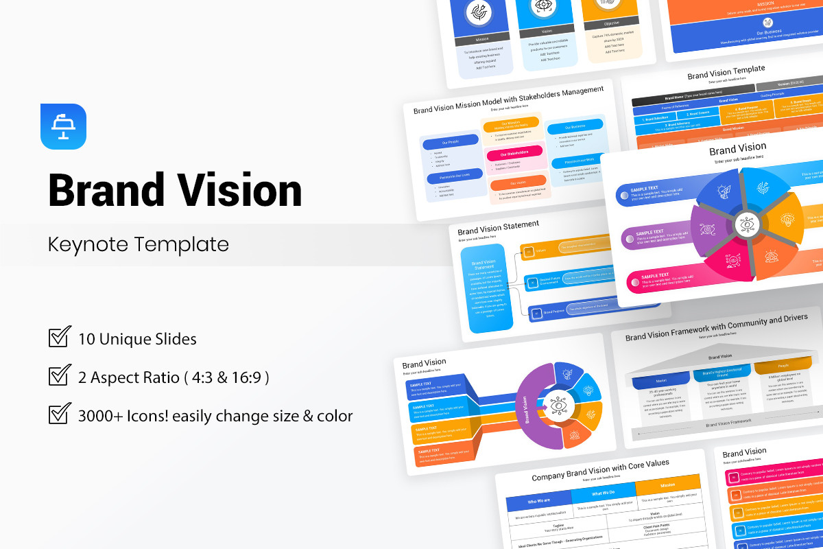 Brand Vision Presentation Keynote Template | Nulivo Market