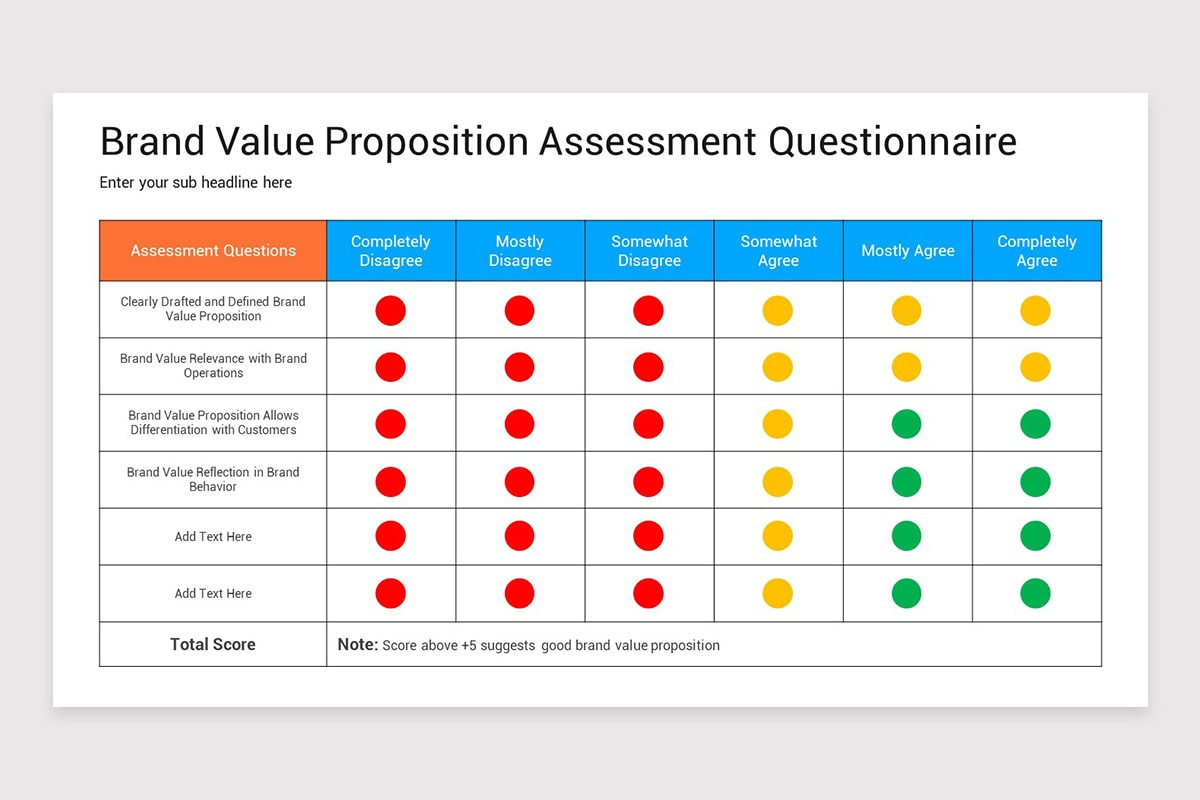 Brand Value Proposition Google Slides Template | Nulivo Market