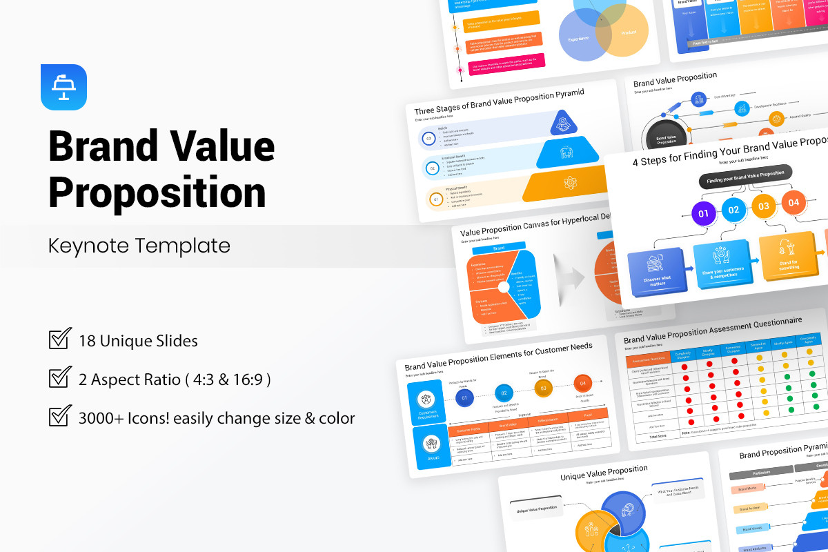 Brand Value Proposition Keynote Template | Nulivo Market