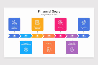 Financial Goals Presentation PowerPoint Template | Nulivo Market